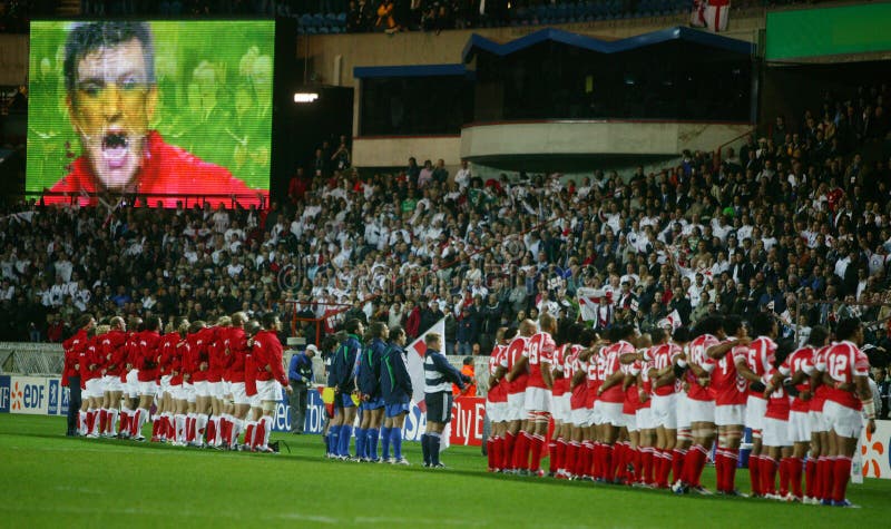 Tonga haka editorial stock photo. Image of tonga, team - 13287123