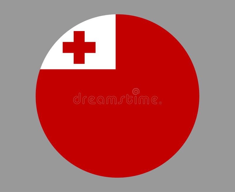 Tonga Flag National Oceania Emblem Icon Vector Stock Vector ...