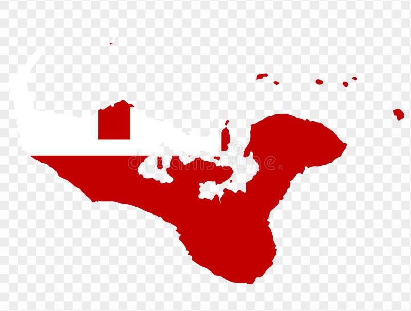 Tonga Map Flag Isolated on Png or Transparent Background Vector ...