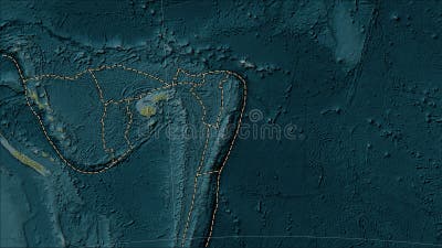 Tonga Plate - Boundaries. Wiki Map Stock Illustration - Illustration of ...