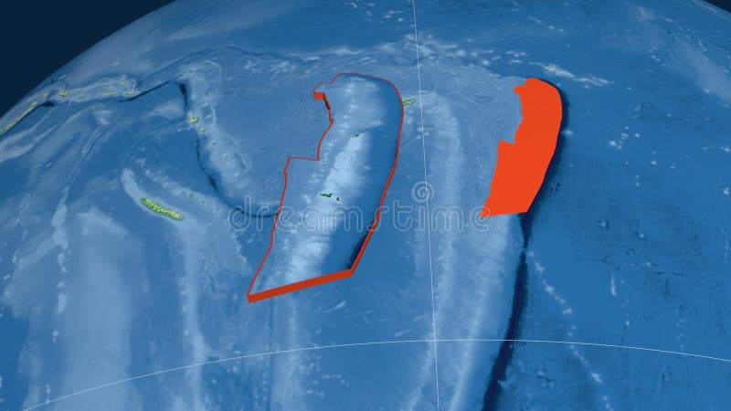 Tonga Tectonic Plate. Physical Stock Footage - Video of continental ...