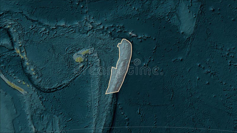 Tonga Tectonic Plate. Wiki Map Stock Illustration - Illustration of ...