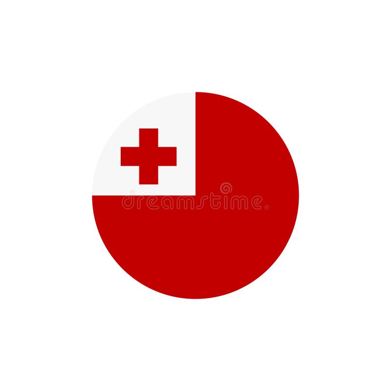 Tongan flag icon vector stock vector. Illustration of color - 310599996
