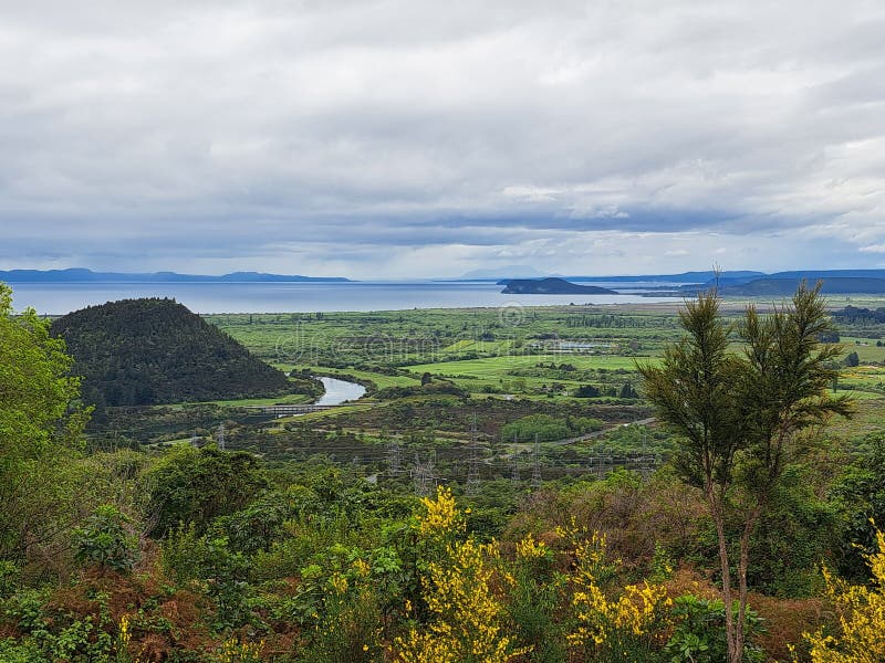 Tongariro NP. stock image. Image of beautiful, view - 261105347