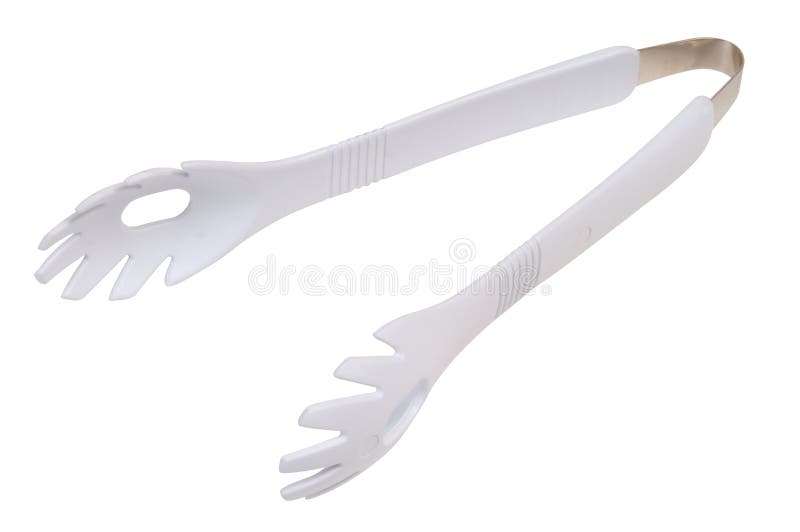 Tongs. Isolated stock photo. Image of stainless, steel - 13485824