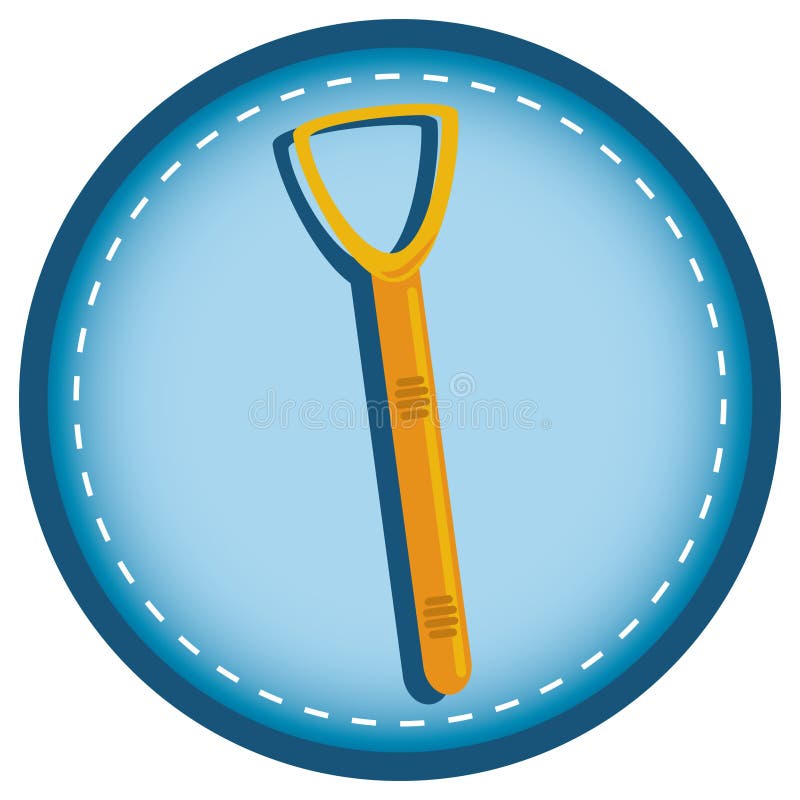 Tongue Cleaner. Vector Illustration Decorative Design Stock Vector ...