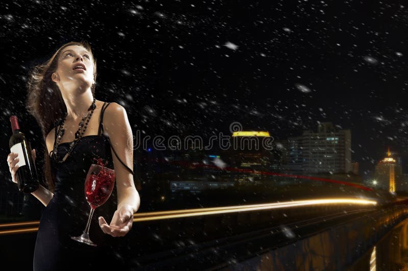 Tonight stock image. Image of glamour, night, model, girl - 12531157