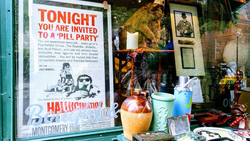 Tonight Poster On Glass Window Picture. Image: 109919885