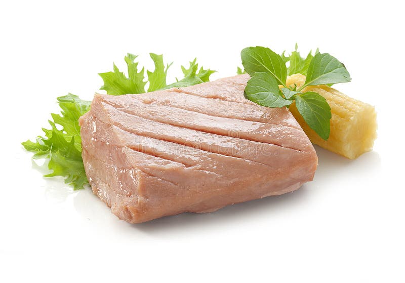 Tonijnfilet stock afbeelding. Image of knippen, groen - 56755001