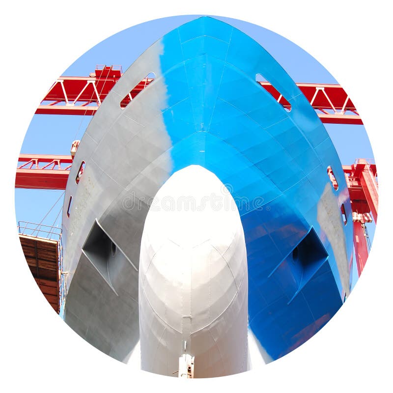 Tonnage Steel Ship is Under Construction in Shipyard, Shipbuilding ...