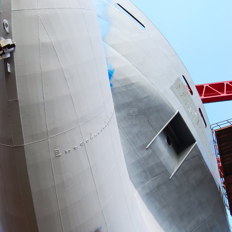 Tonnage Steel Ship is Under Construction in Shipyard, Shipbuilding ...