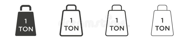 Tonne Icon Stock Illustrations – 70 Tonne Icon Stock Illustrations ...