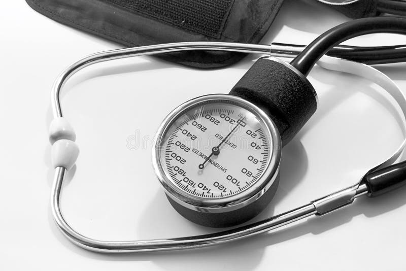 Tonometer stock image. Image of illness, manometr, isolated - 8086599