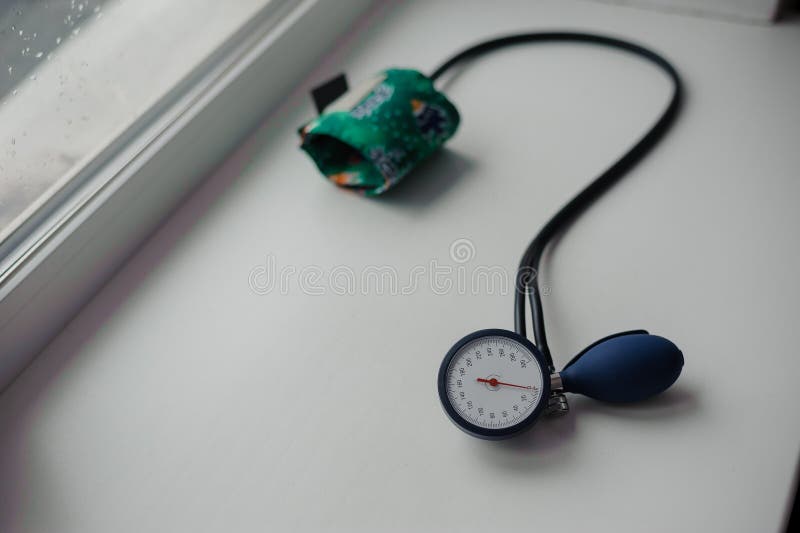 Tonometer on a White Background. Diagnostic Device for Determining ...