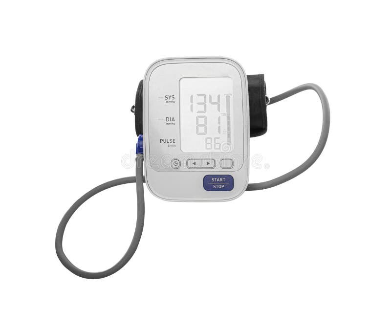 Tonometer for Pressure Isolated on White. Stock Image - Image of ...