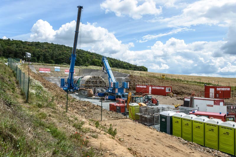 Tons of Equipment and Material Kept Together at a Construction Site ...