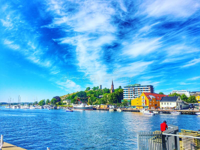 Tonsberg - Norway editorial stock photo. Image of architectural - 90580958