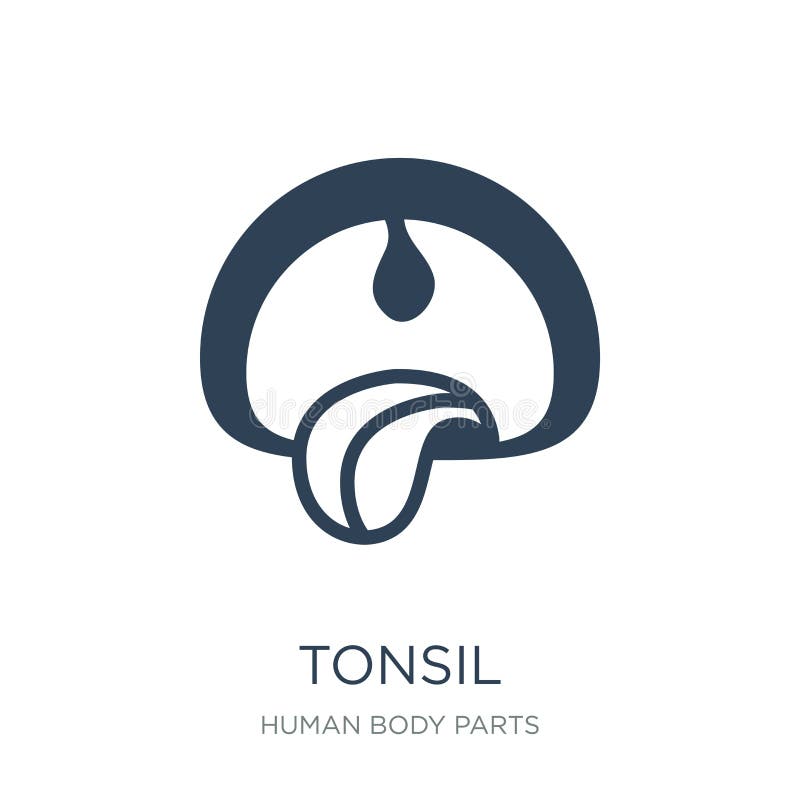 Tonsil Icon in Different Style Vector Illustration. Two Colored and ...