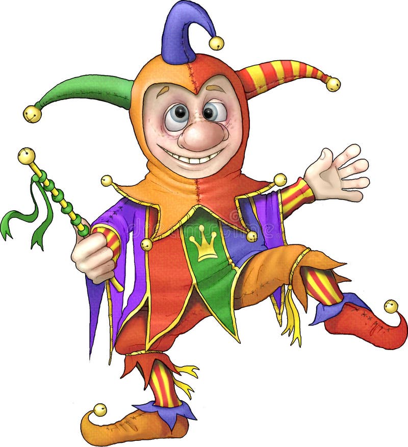 Corte Jester Emoji Emoticon Ilustración del Vector - Ilustración de ...