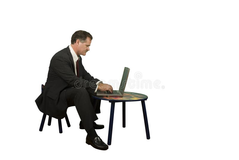 Chained to PC stock image. Image of corporate, stuck, prisoner - 1559941