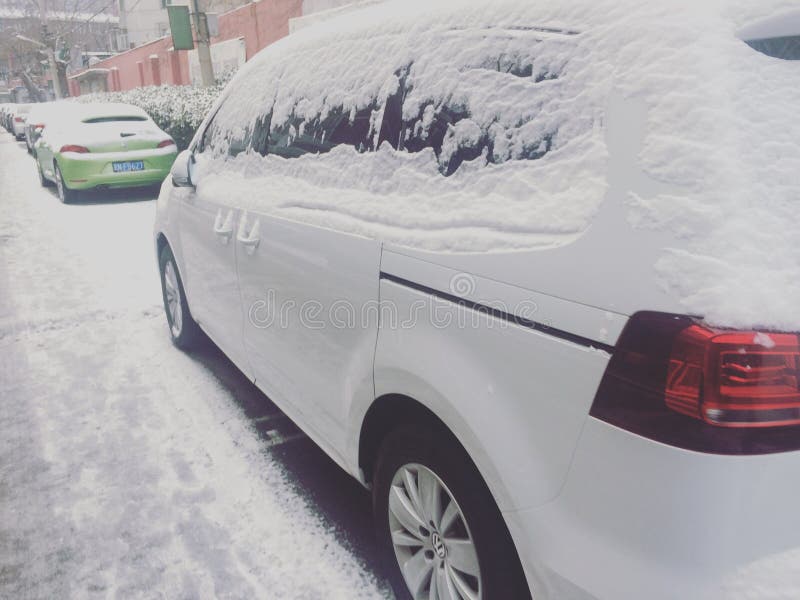 Too Cold Freeze Car Beijing Editorial Stock Image - Image of beijing ...
