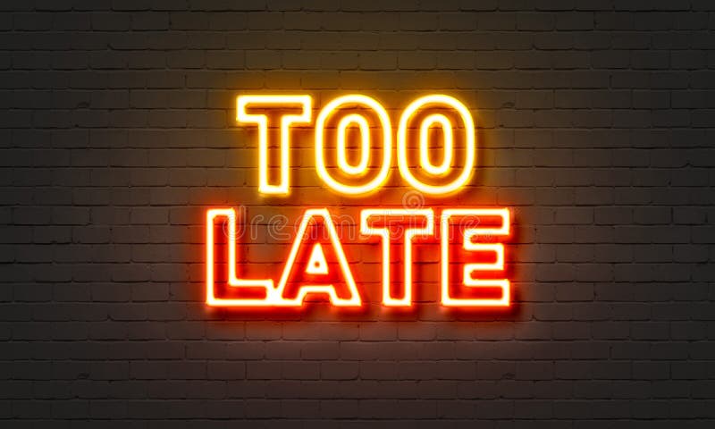 Too late stock vector. Illustration of missed, illustrations - 9530375