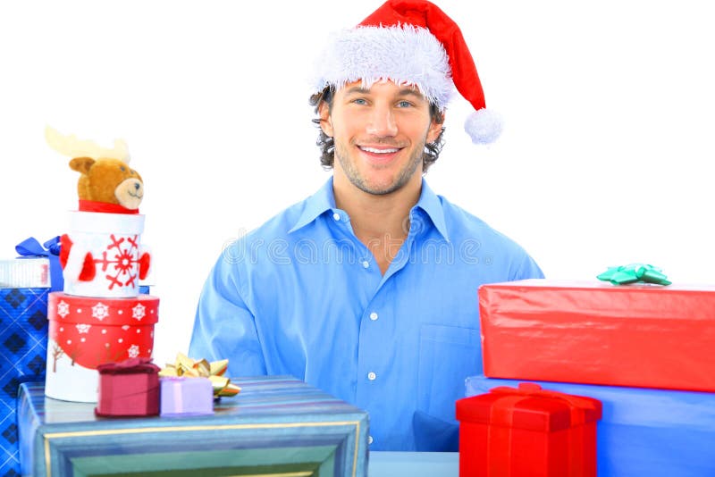 Too Many Gifts stock photo. Image of christmas, seasonal - 12679900