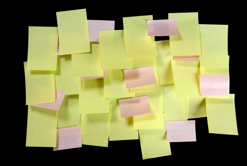 Too many notes stock photo. Image of paper, sticky, office - 6851192