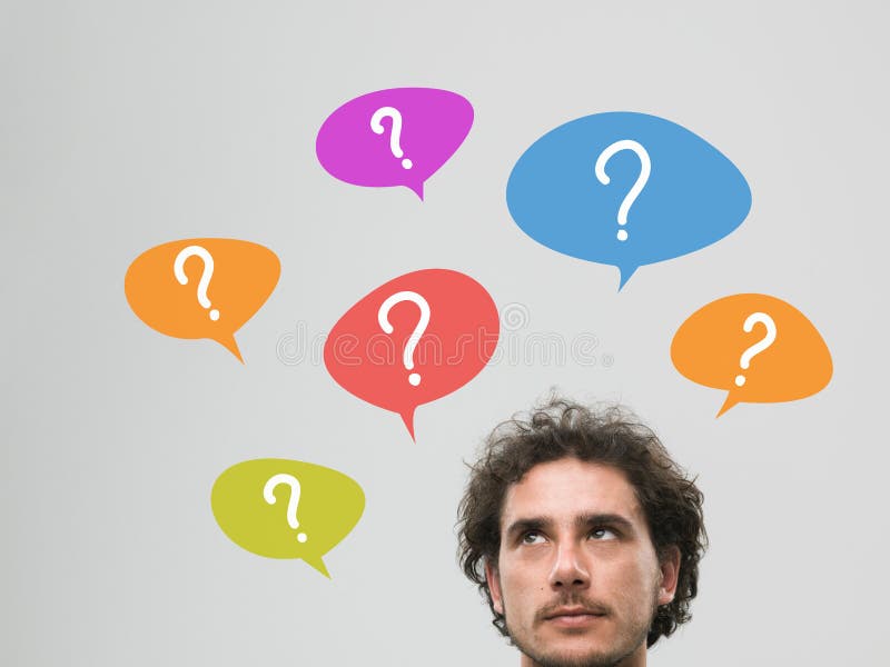 Too many questions stock image. Image of communication - 53950653