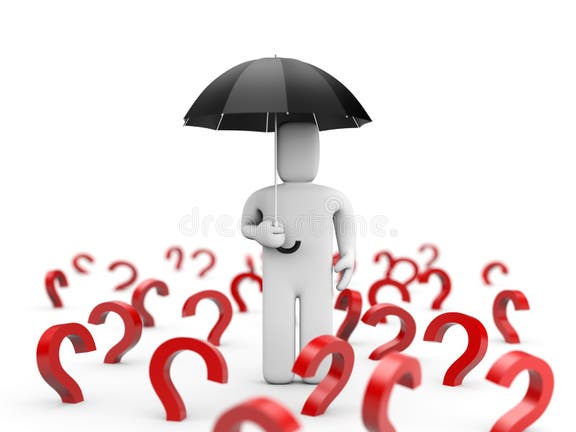 Too much questions stock illustration. Illustration of education - 5025473