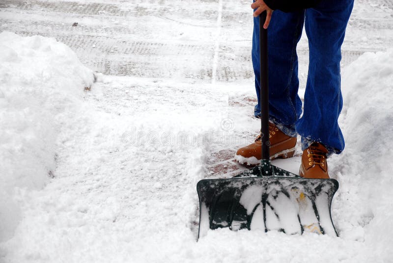 Too much snow stock photo. Image of weather, morning, white - 4251026