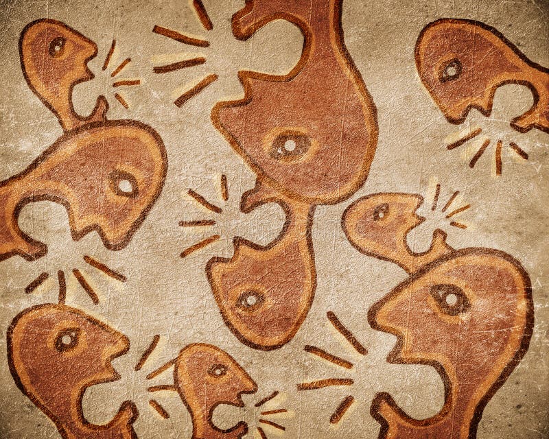 Too much words stock illustration. Illustration of speak - 22507218