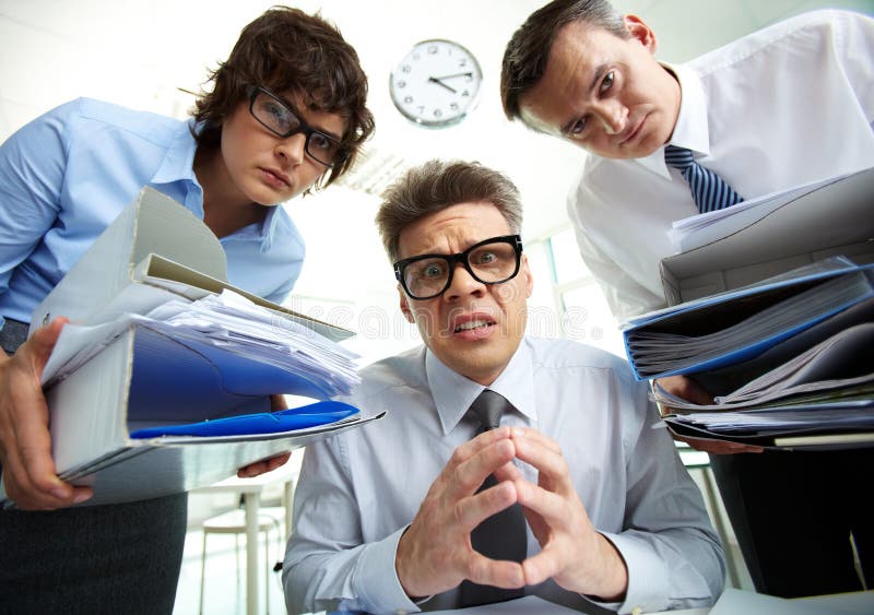 Too much work stock photo. Image of frustrated, grimace - 33940822