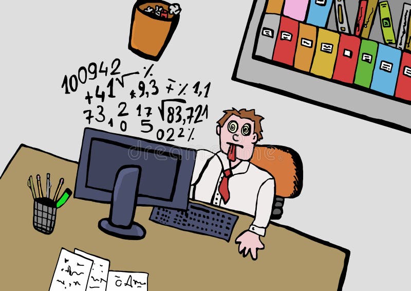 Too Much Work Cartoon Stock Illustrations – 192 Too Much Work Cartoon ...