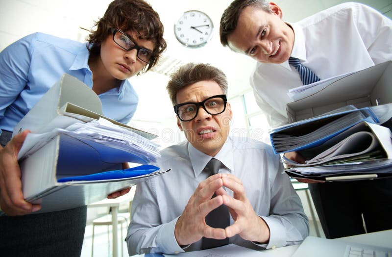 Too much work stock image. Image of expression, exhausted - 33381807