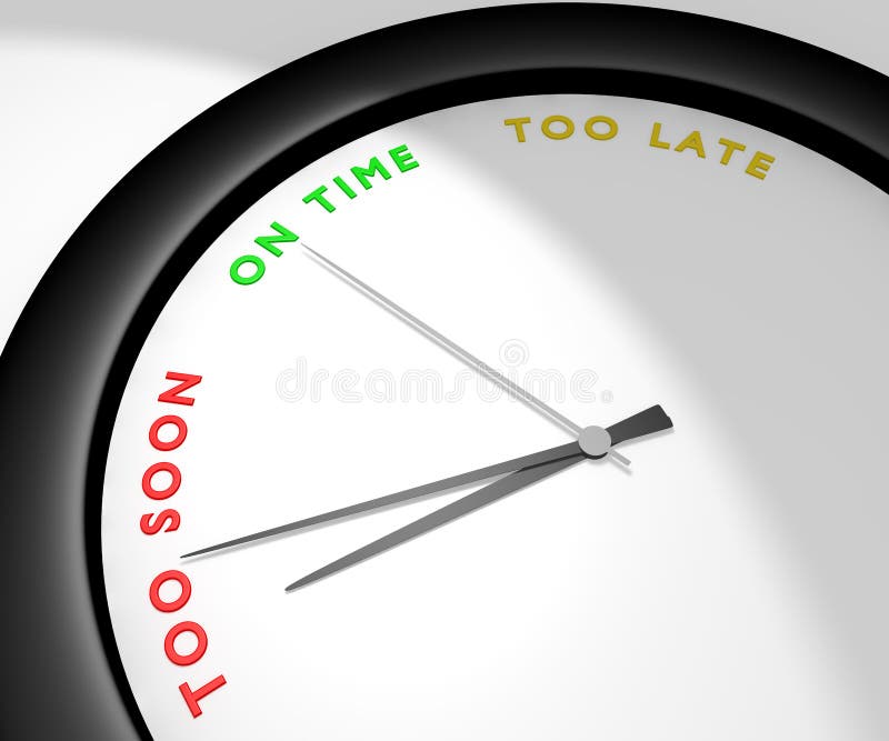 Too Soon stock illustration. Illustration of meeting - 24863135