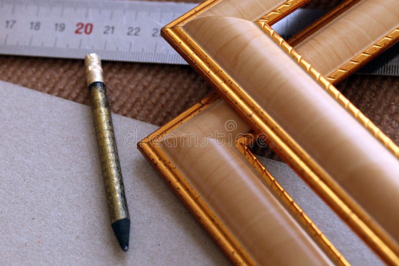 Tool Assembly Frames, Frames, for Pictures, Photos, Ruler, Pencil on ...