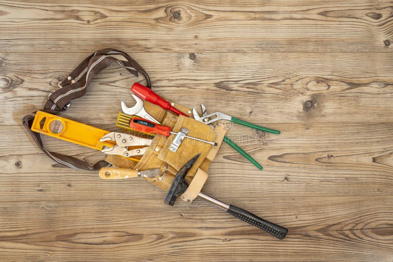 A Tool Bag with Lots of Tools Stock Image - Image of toolbag, hammer ...