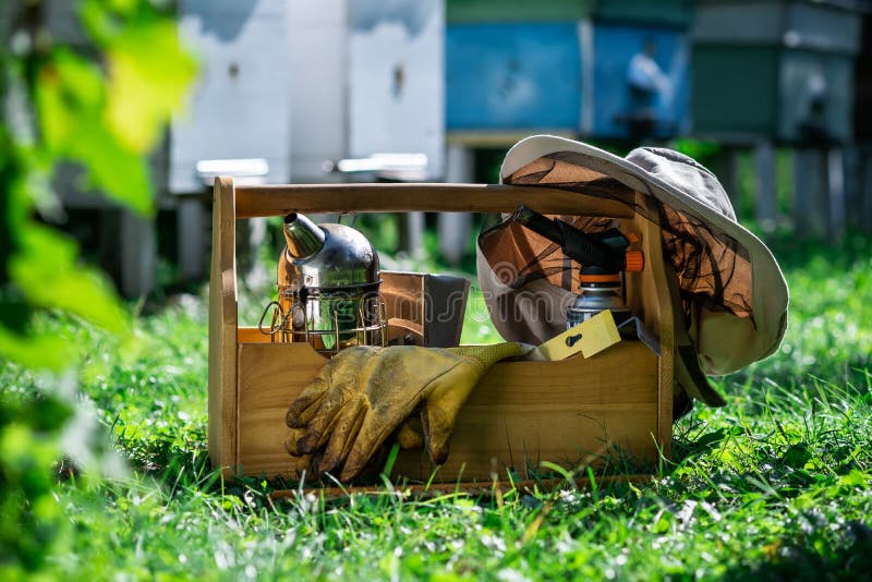 A Tool of the Beekeeper. Everything for a Beekeeper To Work with Bees ...