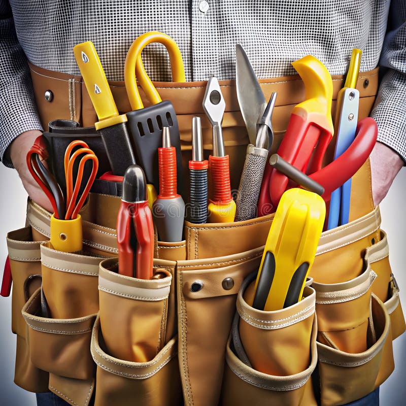 A Tool Belt Filled with Essential Electrical Tools Showcases ...