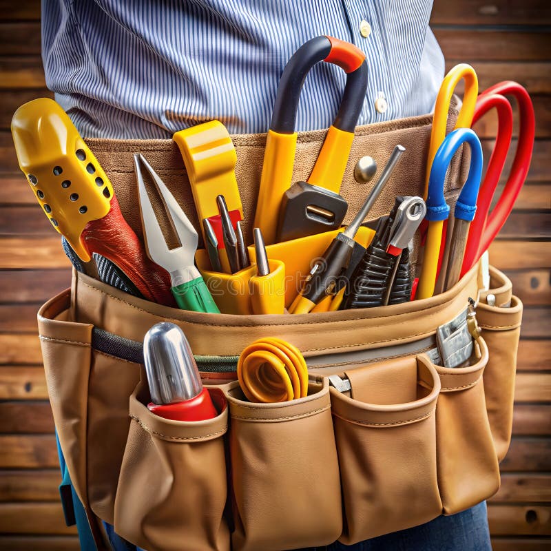A Tool Belt Filled with Essential Electrical Tools Showcases ...