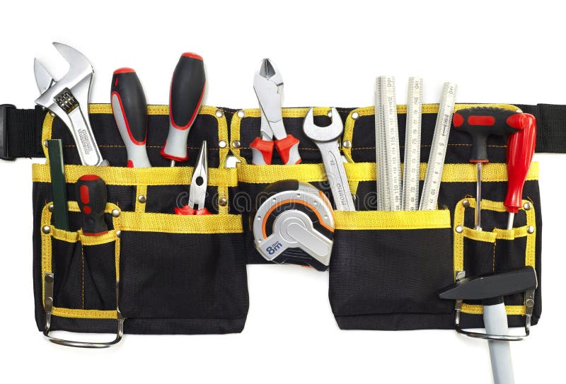 Tool belt stock photo. Image of tool, meter, industry - 52111228