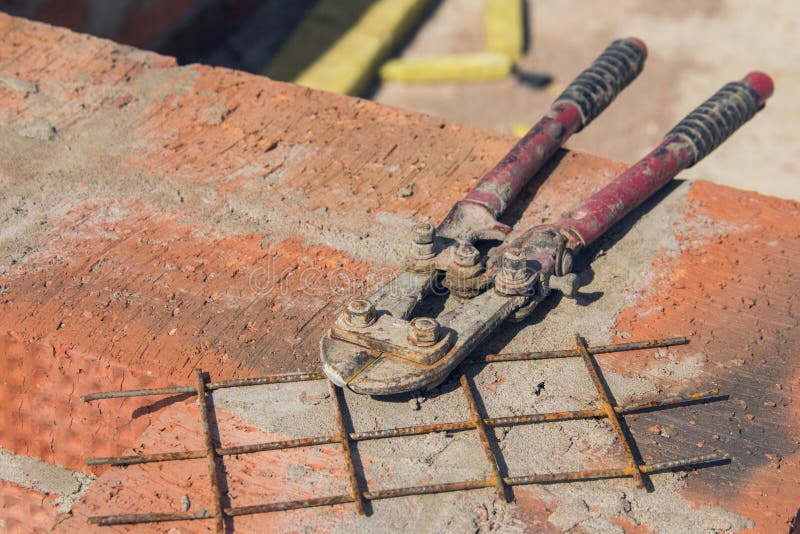Tool for Biting Metal. Construction Tool Close-up Stock Photo - Image ...