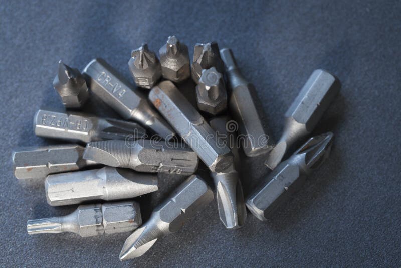 Tool bits stock image. Image of woodworking, slot, hardware - 63315781