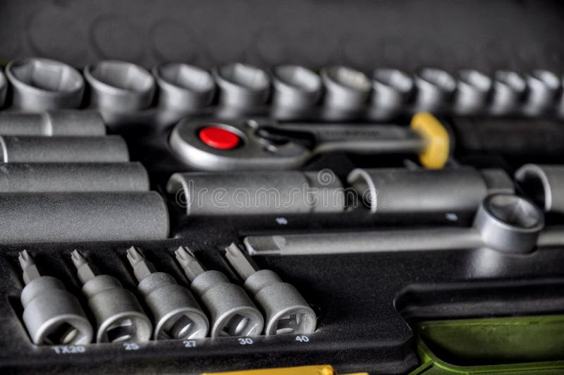 Tool box stock image. Image of piece, construction, handyman - 25091649