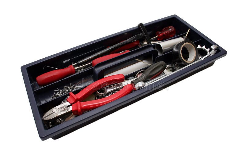 Tool box stock photo. Image of nails, screwdrivers, handyman - 246348