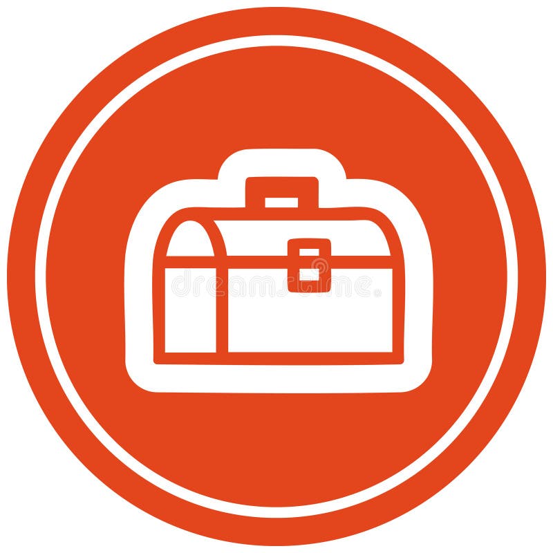 Tool Box Circular Icon Symbol Stock Vector - Illustration of case ...