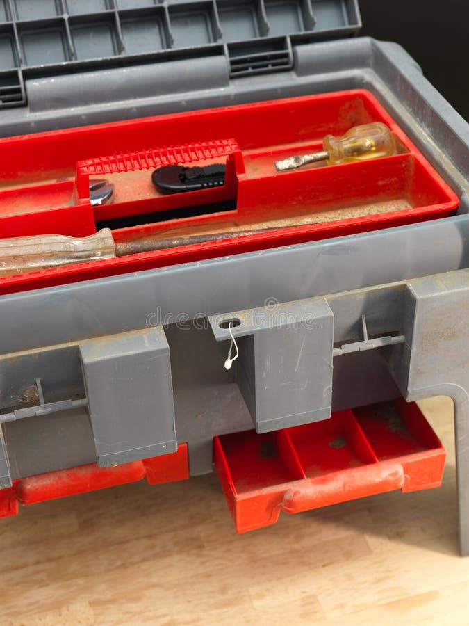 Tool Box stock image. Image of pliers, hand, level, shiny - 55674601