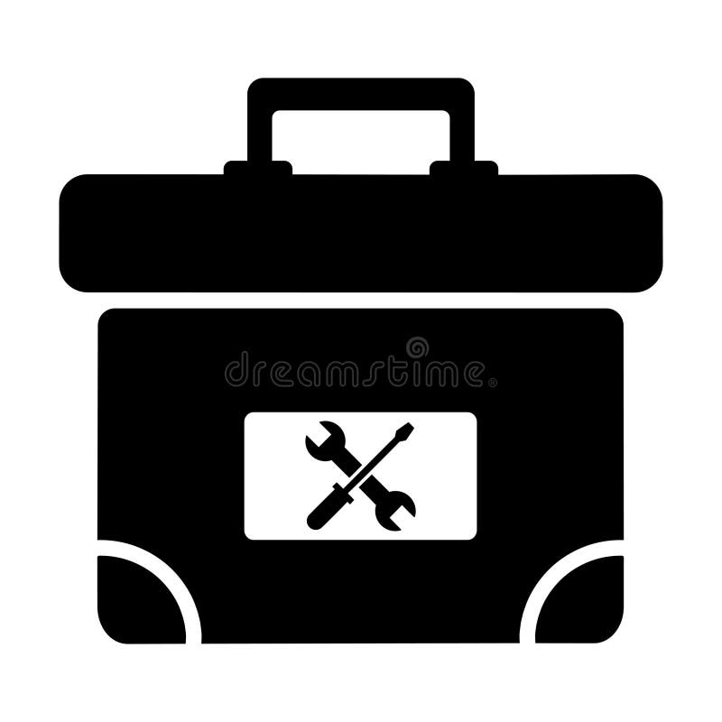 Tool Box Icon stock vector. Illustration of construction - 330670860