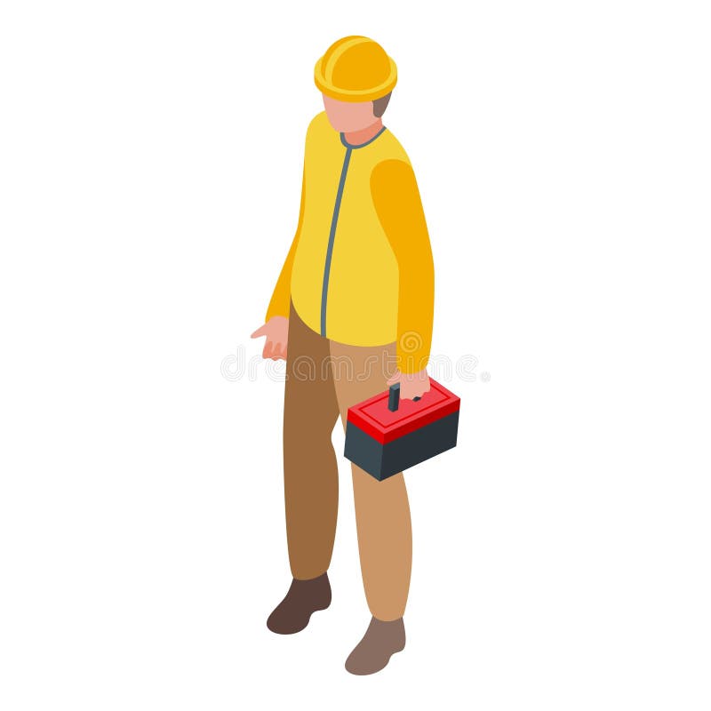 Man Holding Tool Box Stock Illustrations – 342 Man Holding Tool Box ...